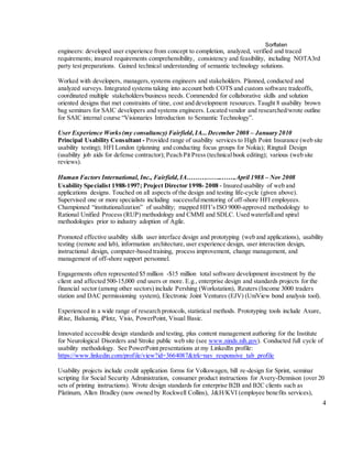 John Sorflaten Usability Resume | DOCX | Computer Software and ...