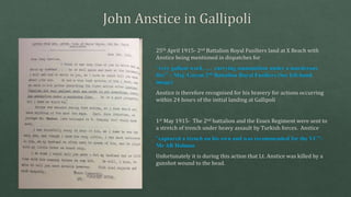 John Spencer Ruscombe Anstice | PPT