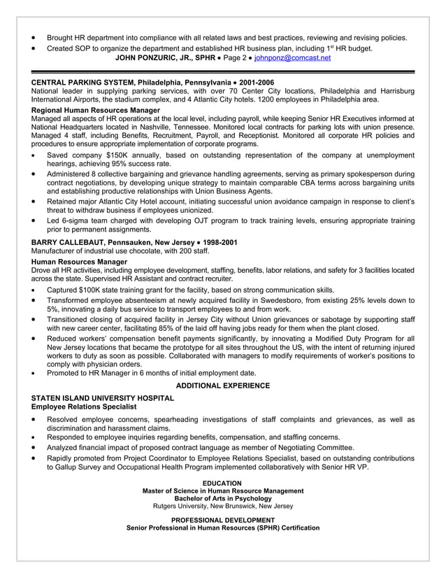 Johns Resume 2 | PDF
