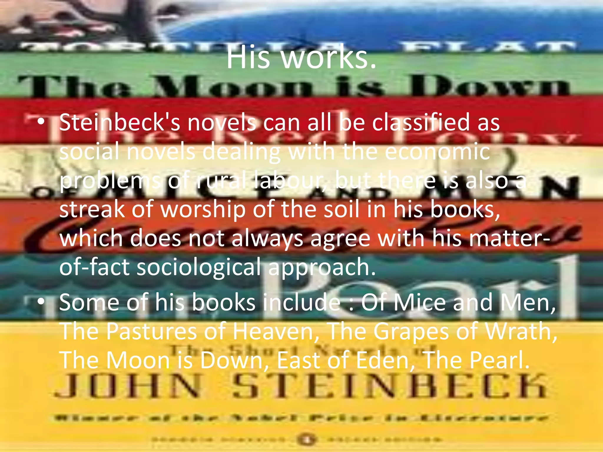 John steinbeck | PPTX