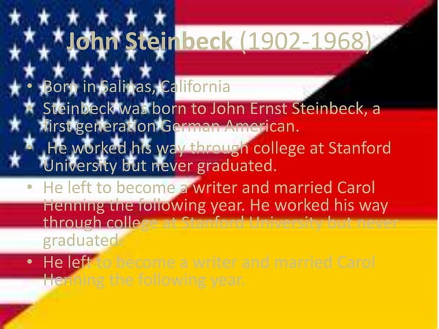 John steinbeck | PPTX