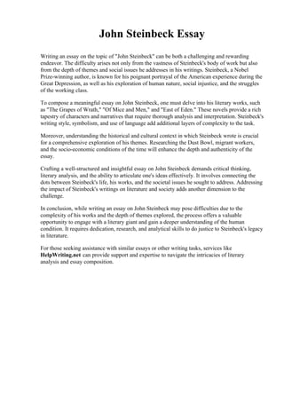 John Steinbeck Essay.pdf
