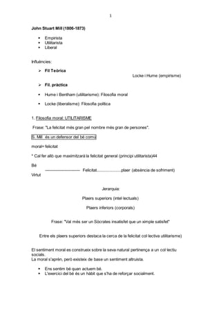 John stuart mill | PDF