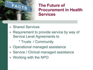 John Swords, Head of Procurement, HSE | PPT