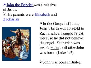 John the baptist revised | PPT