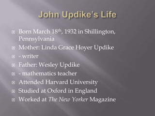 John Updike | PPTX