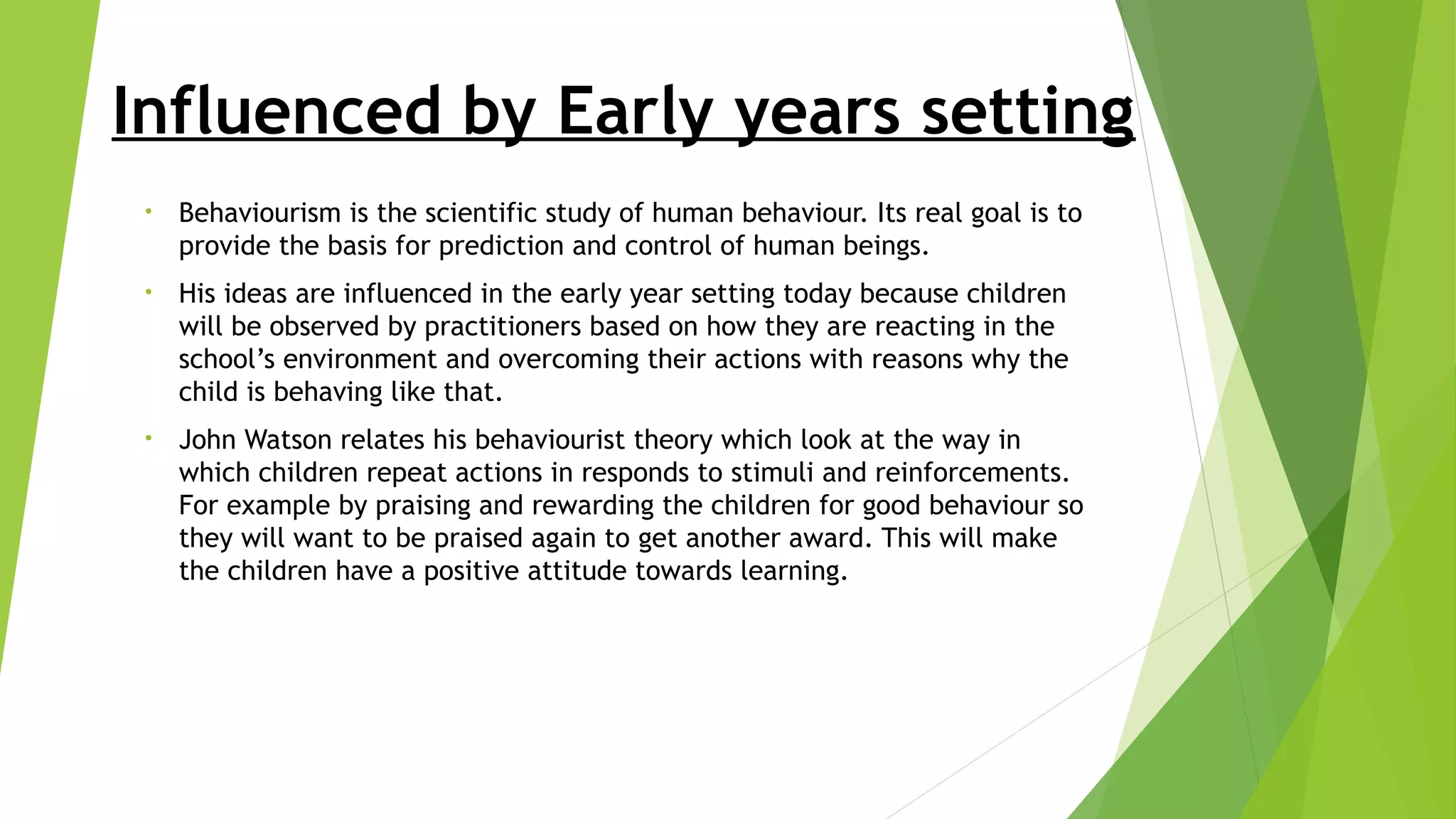 John watson theories - Sarah | PPT