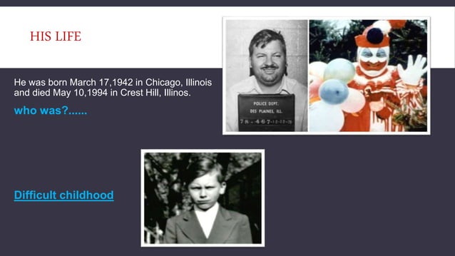 John Wayne Gacy Pogo The Clown Pptx