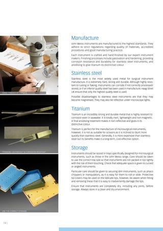 John Weiss - How to Care for your surgical instruments | PDF | Free ...