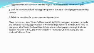 Ways to Improve Education Locally | PPT