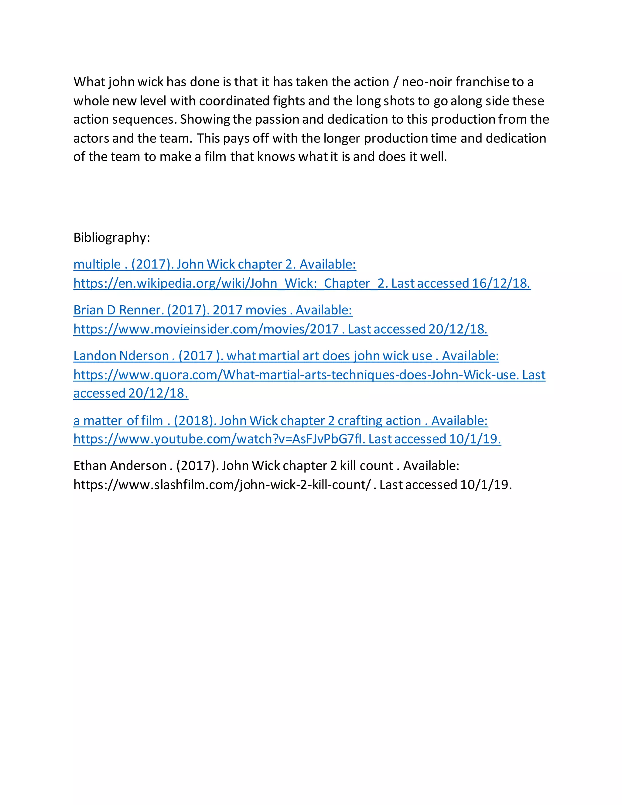 John wick chapter 2 | PDF