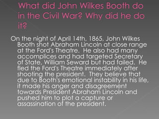 John Wilkes Booth | PPT