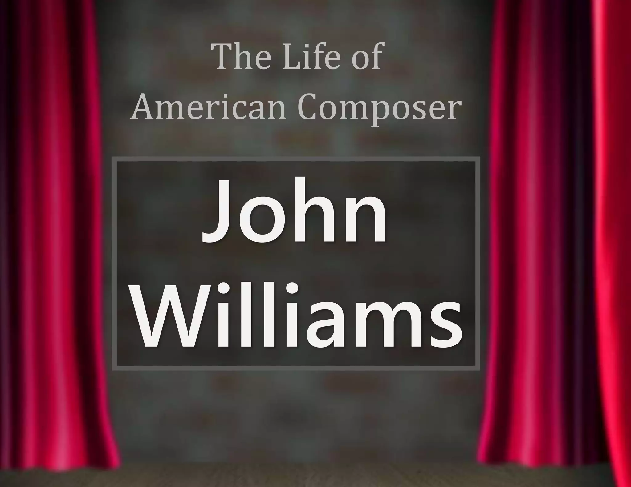 John williams Music in the movies | PPSX