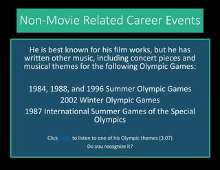 John williams Music in the movies | PPSX