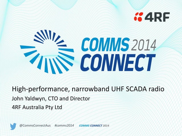 High-performance, narrowband UHF SCADA radio | PPT