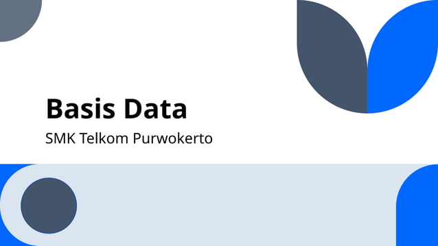 Materi Lengkap Relational Database Management System (RDBMS) | PPTX