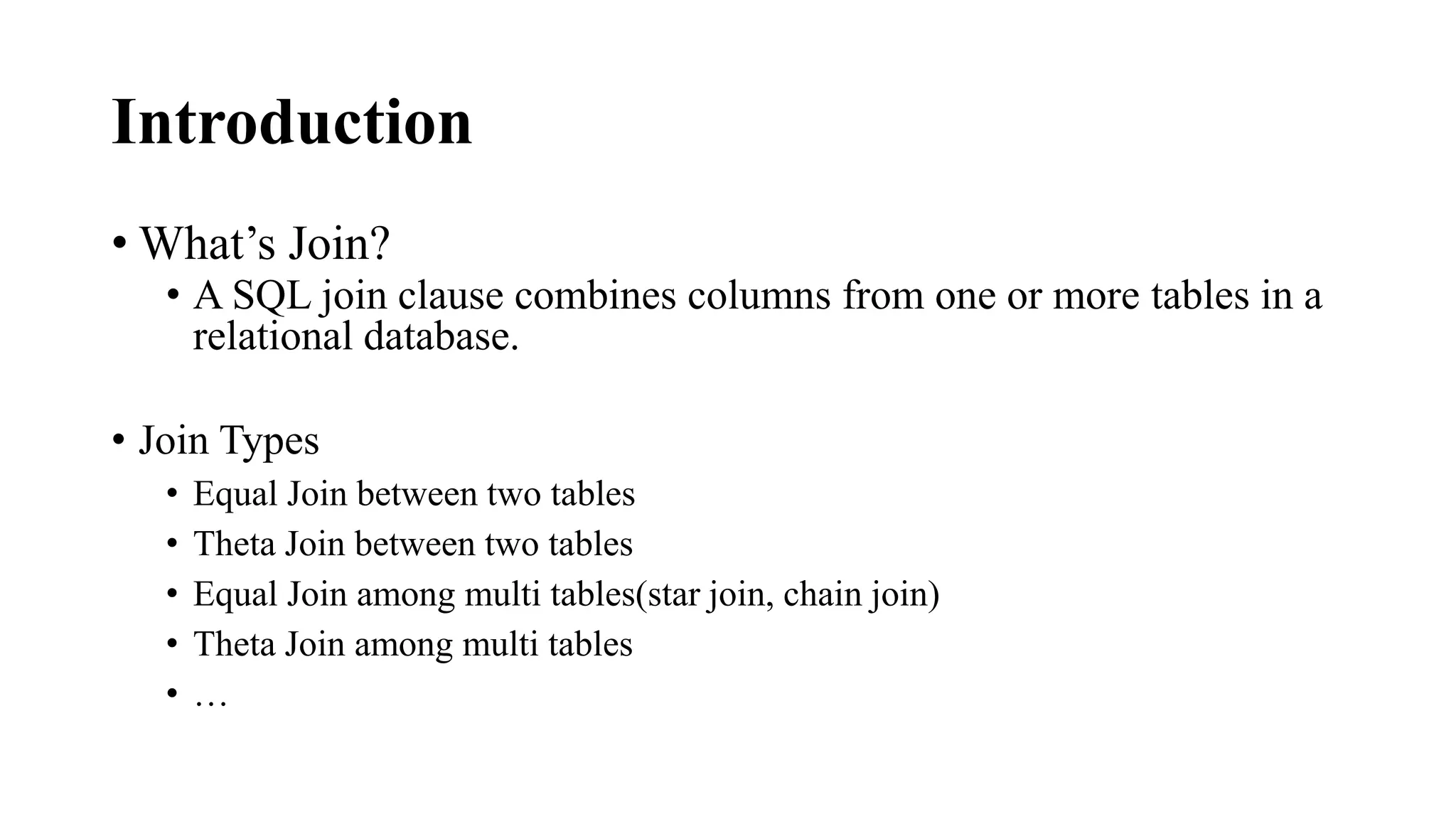 Join algorithm in MapReduce | PPTX