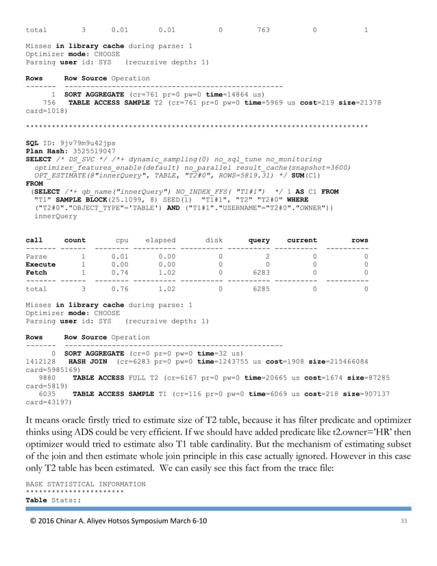 Join Cardinality Estimation Methods In Oracle12c Pdf