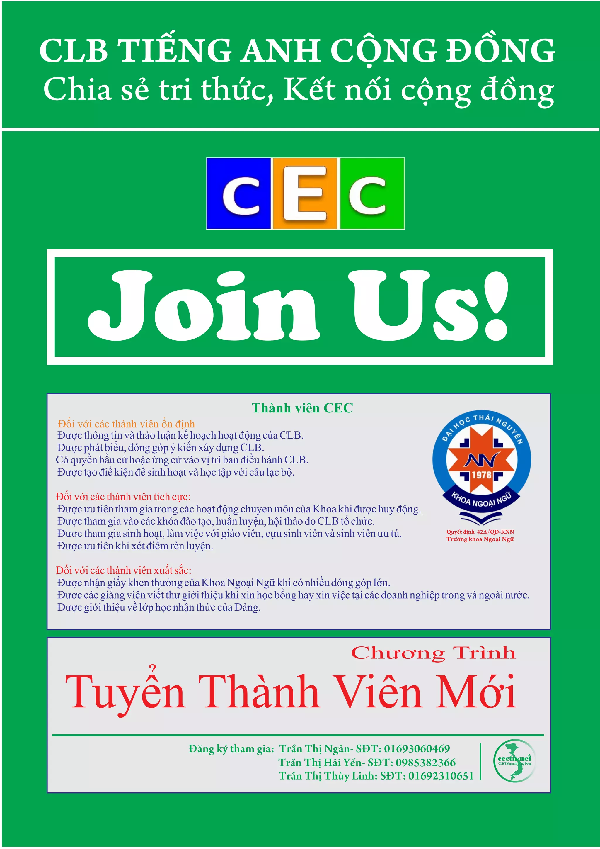 Join Us CEC | PDF