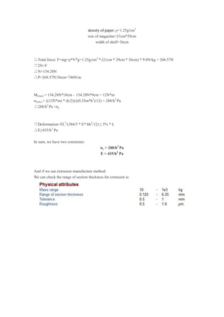 Material Selection | PDF