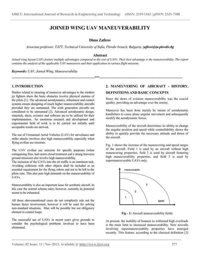 Joined wing uav maneuverability | PDF