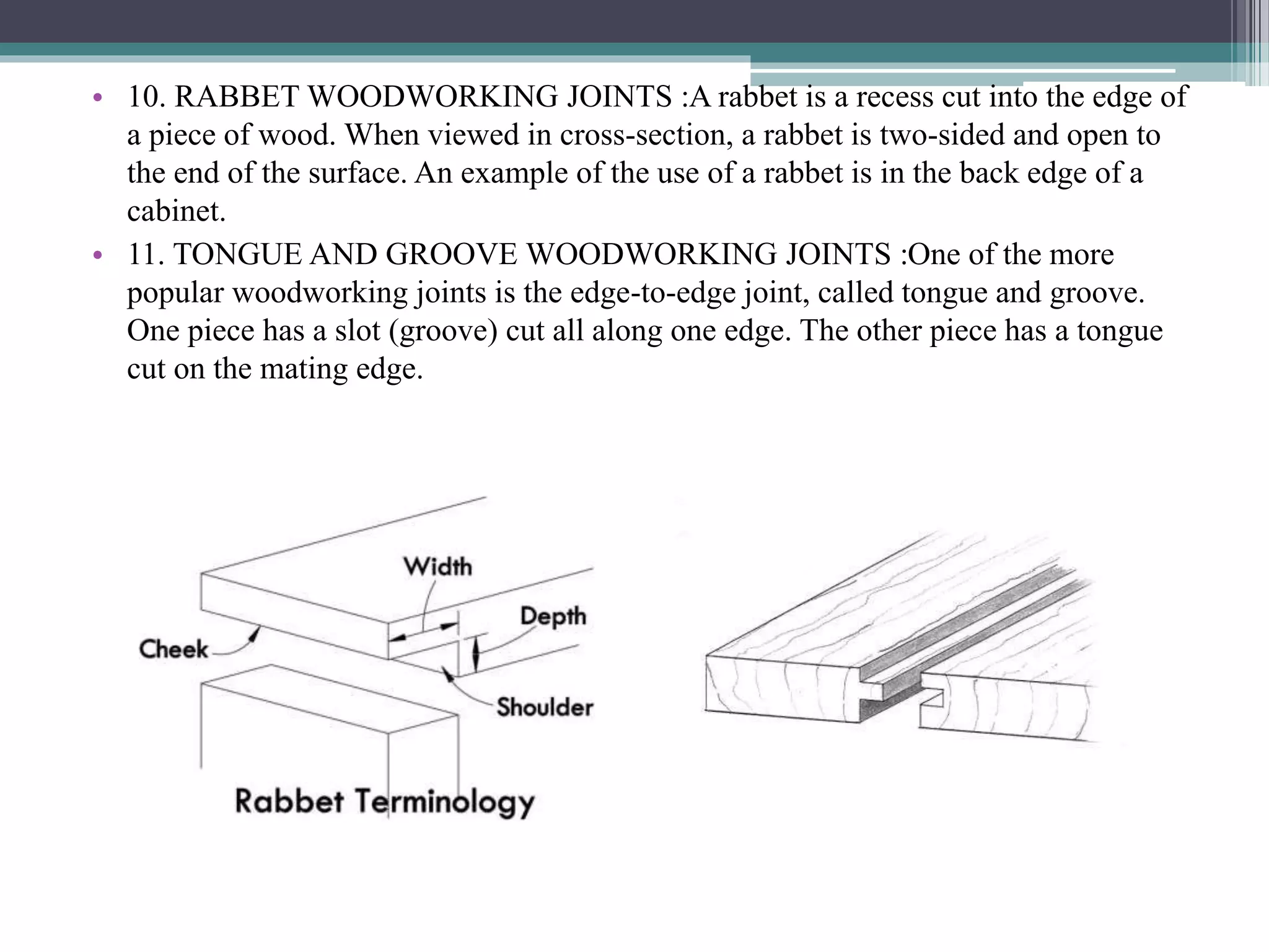 Joinery and process | PPTX