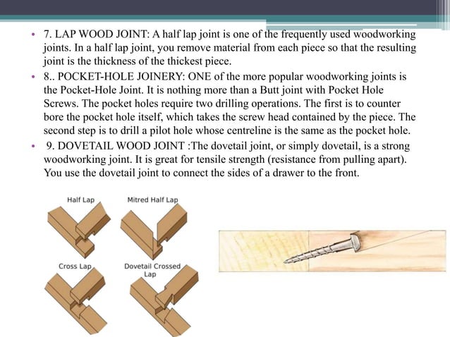 Joinery and process | PPTX