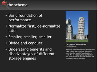 Join-fu: The Art of SQL Tuning - Jay Pipes | PDF