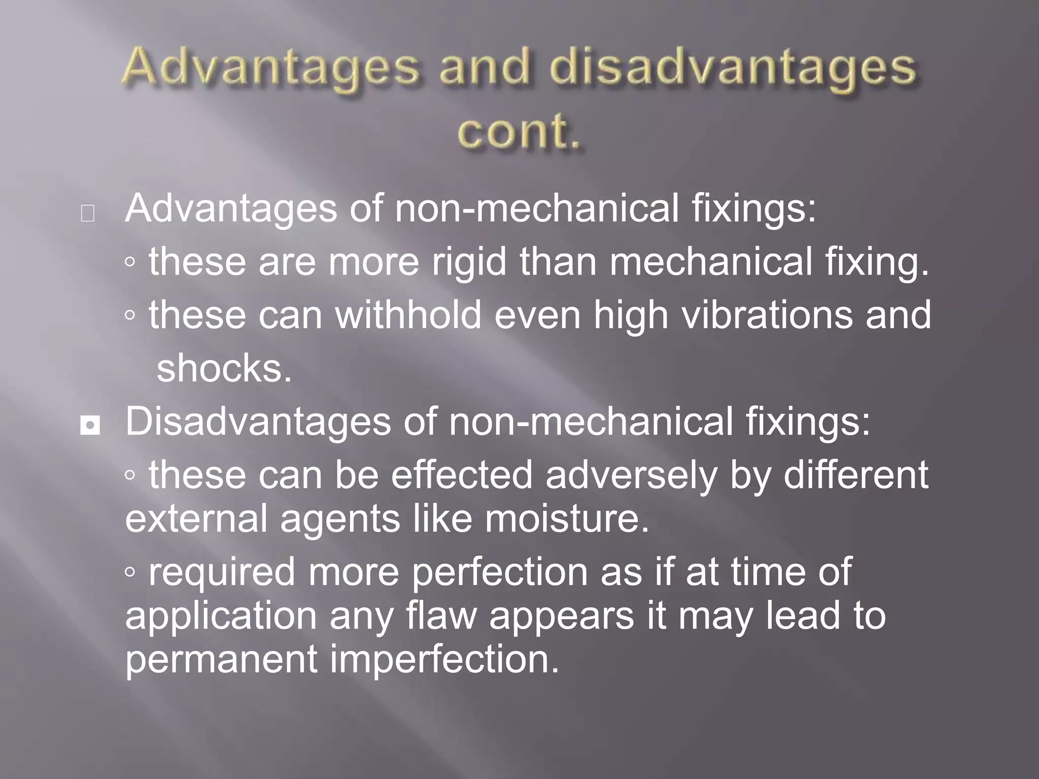 Joining and fixing techniques | PPTX