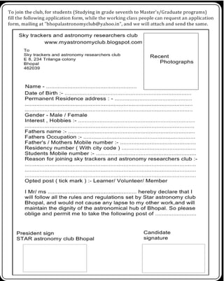 Joining club | PDF