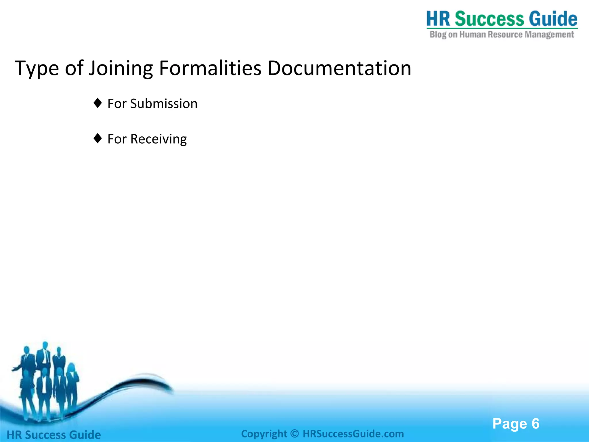 Joining Formalities | PPT