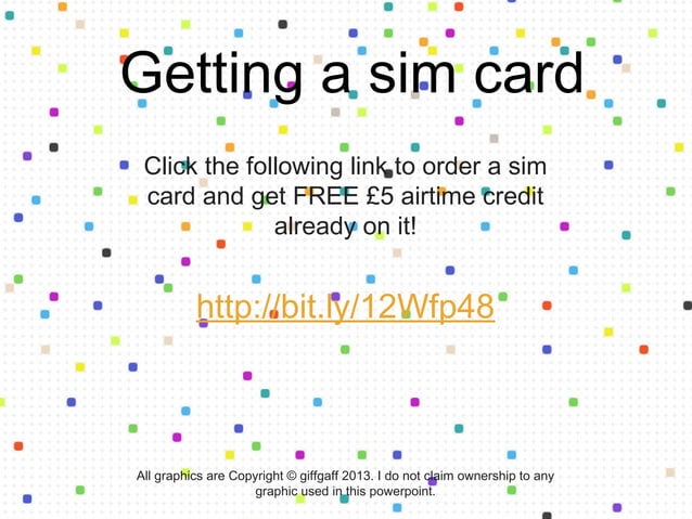 Joining giffgaff | PPT