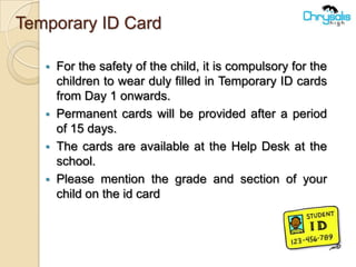 Joining guidelines academic year-2012-13 | PPSX | Daycare and Pre ...