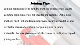 Joining pipes industrial technology- building and furniture design ...