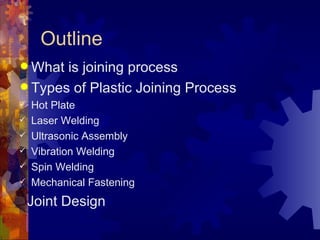 Joining processes of polymers | PPT