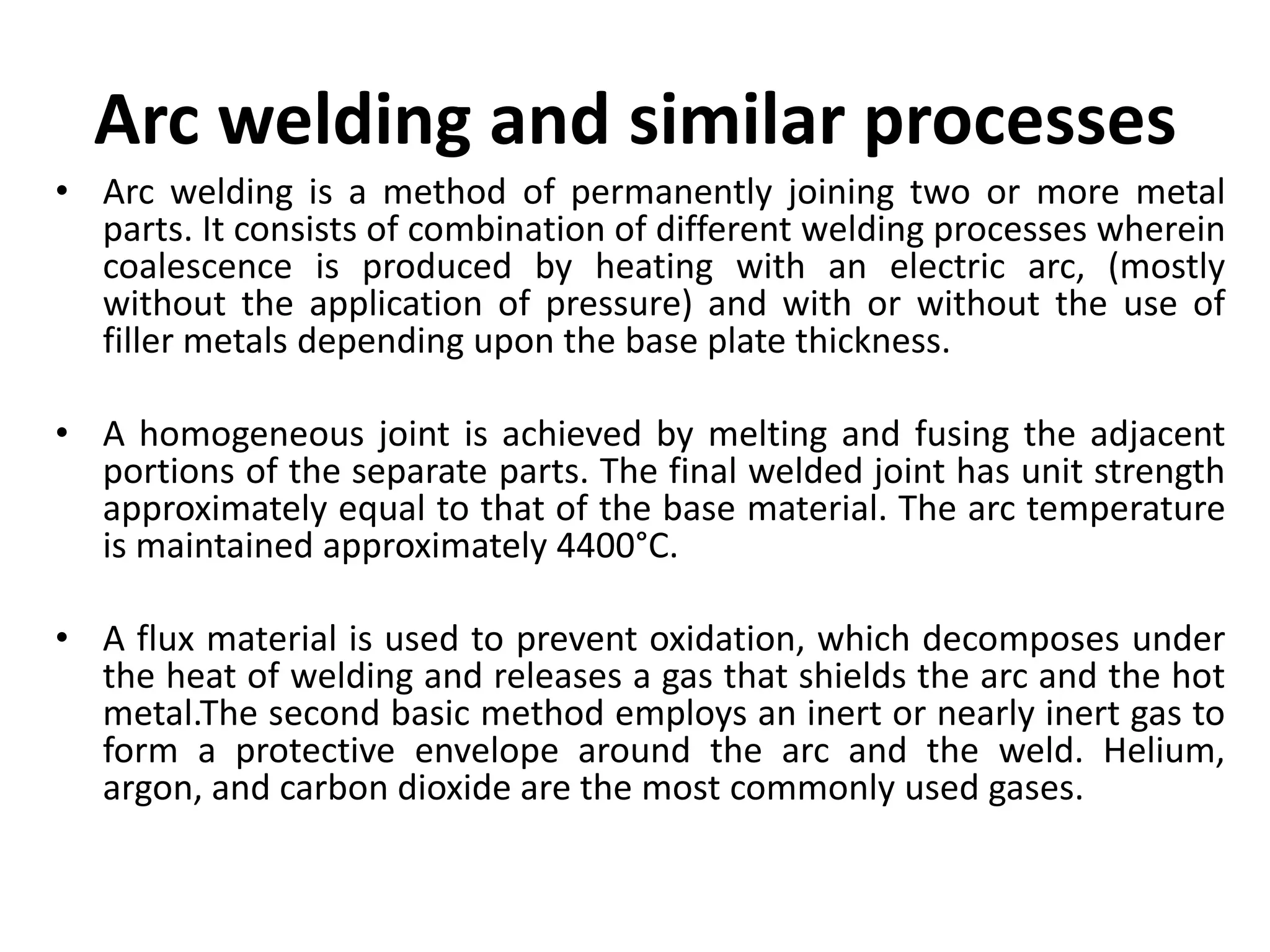 Joining processes (welding) | PPTX