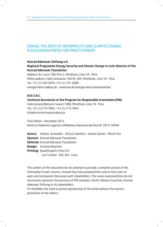 Joining the Dots of Informality and Climate Change | PDF