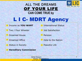 Join LIC as a MDRT Advisor | PPT