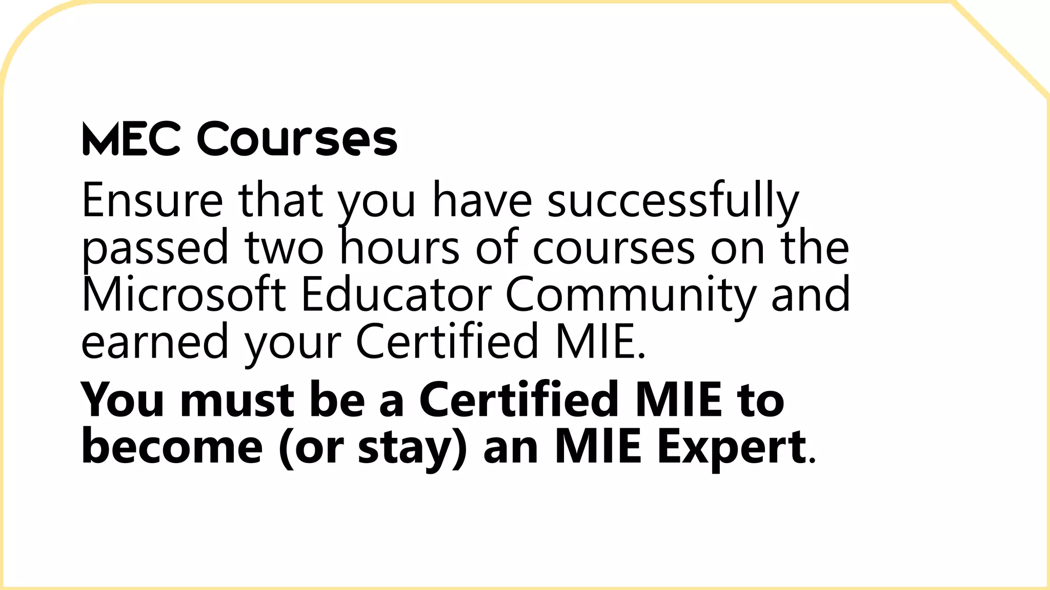 MIEE PROGRAM | PDF