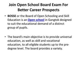 join open school board exam.pptx