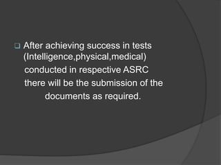 Induction As Medical Cadets In Indian Army.pptx