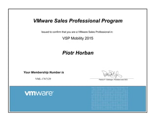 VSP certificates | PDF