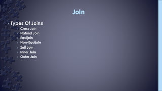 Database Joins | PPT