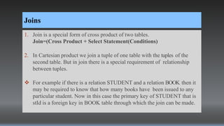 Presentation of Joins In Database | PPTX