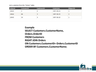 Joins SQL Server | PPT