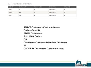 Joins SQL Server | PPT