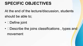 JOINS CLASSIFICATIONS POWER POIN.pptx