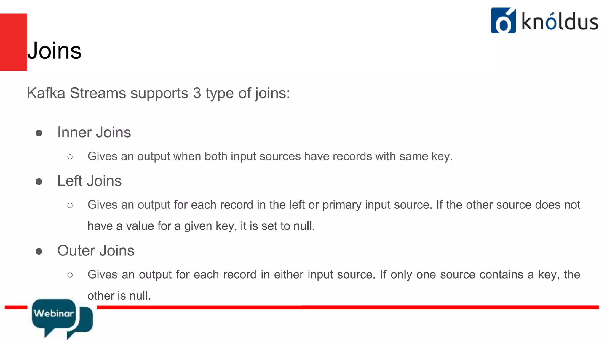 Join semantics in kafka streams | PPTX