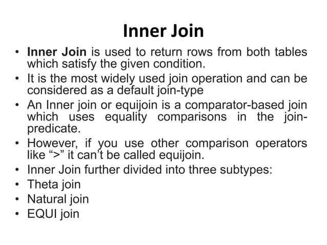 joins in dbms its describes about how joins are important and necessity ...