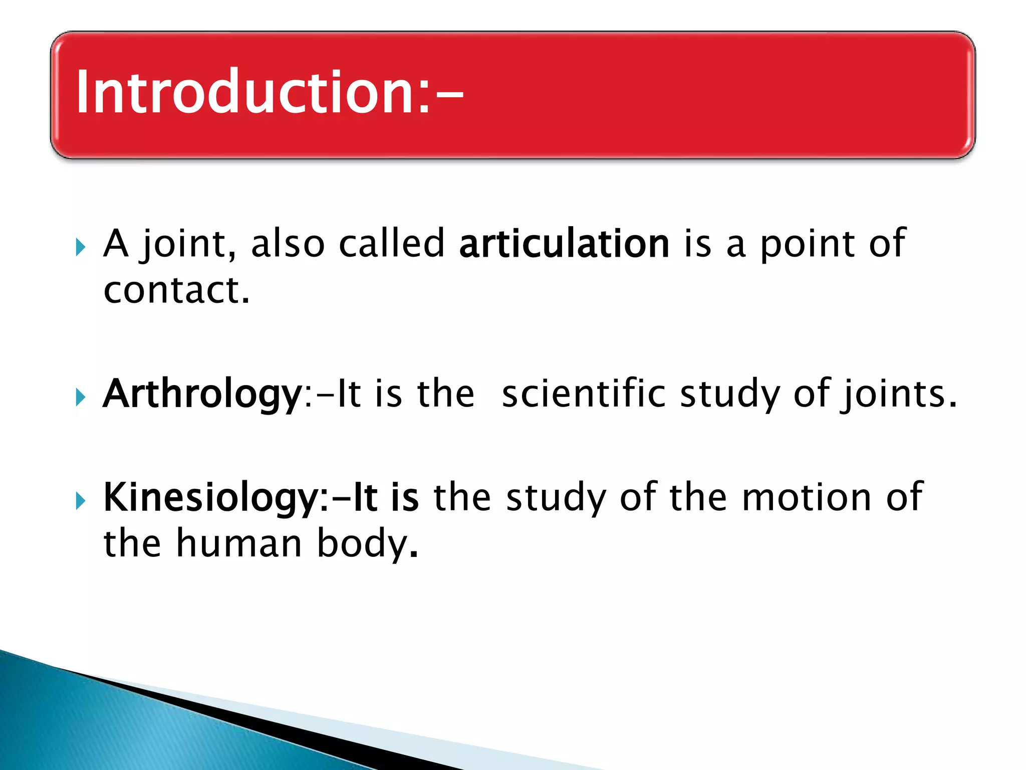 ppt on Joint | PPTX